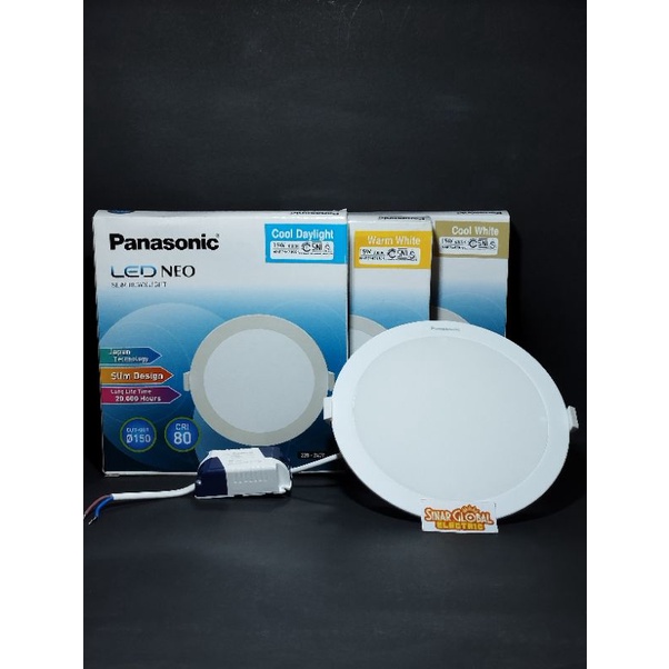 Jual Lampu downlight led panel panasonic IB neo slim 15 W 15 Watt ...