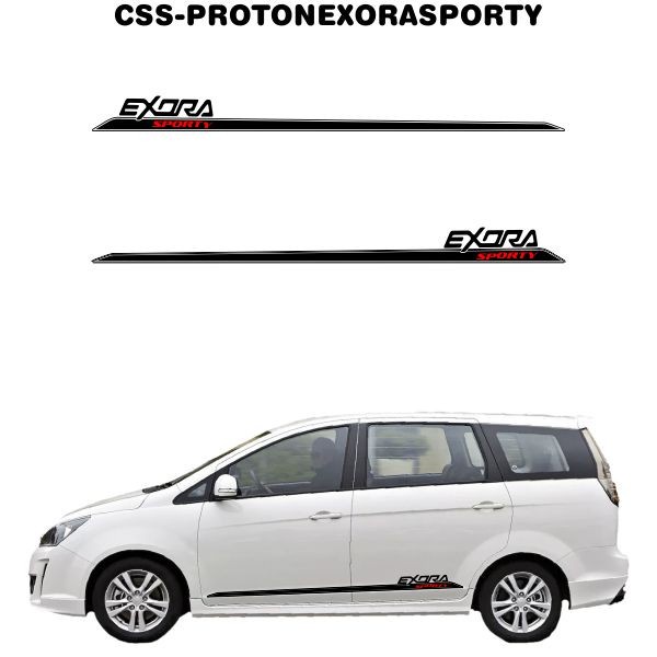 Jual Sticker Body Stripe Proton Exora - Sporty | Shopee Indonesia