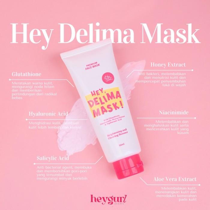Jual Mask Hey Delima Mask | Hey Matcha Mask | Clay Masker Heygurl ...