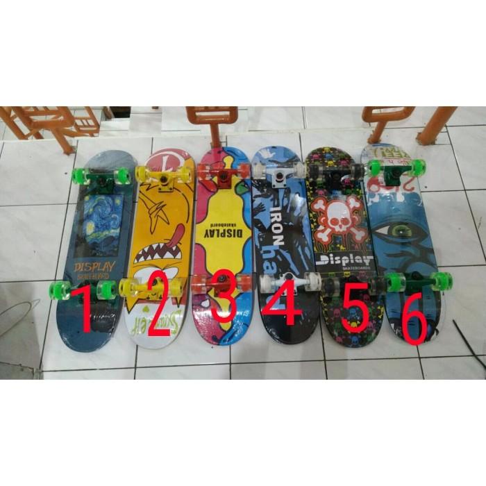 Jual Skate Skateboard Bahan Maple Original - Roda Besar - Deck Besi ...