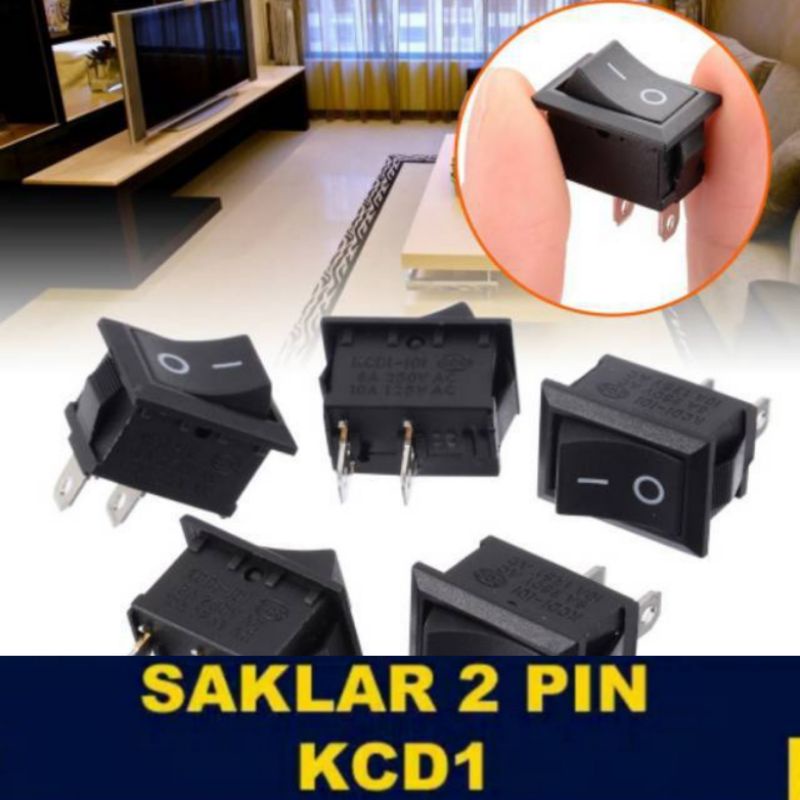 Jual Rocker Saklar Mini Switch on off Kecil 2 Pin 2 Kaki | Shopee Indonesia