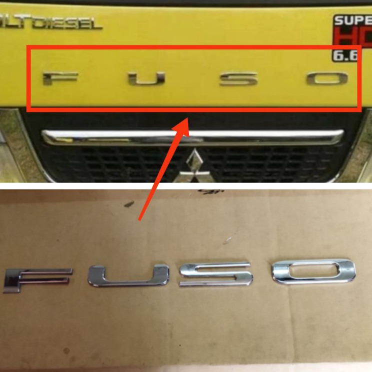 Jual _ eg emblem fuso besar original lengkap dengan perekat | Shopee ...