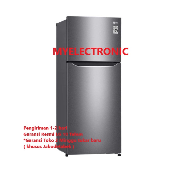 Jual Kulkas Lg Gn-B195Sqmt 2 Pintu Smart Inverter Compressor | Shopee ...