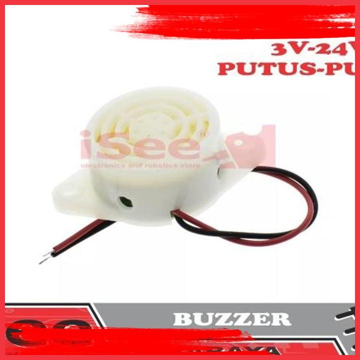 Jual (ise) piezo electric active buzzer 3-24v electronic piezo sfm-27 ...