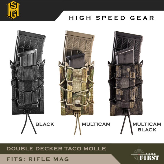 Jual High Speed Gear Double Decker Taco - Mag Pouch Molle Limited ...