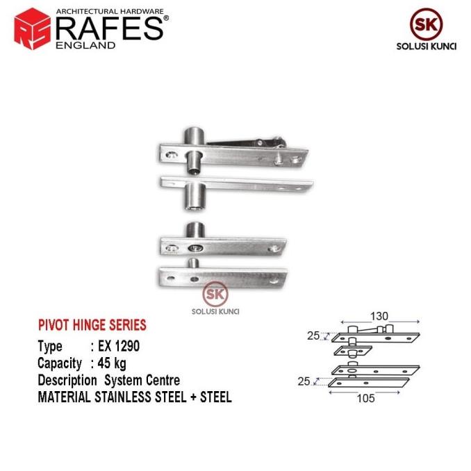 Jual Engsel Pivot Rafes England Stainless Steel Sus 304 / 45 Kg ...