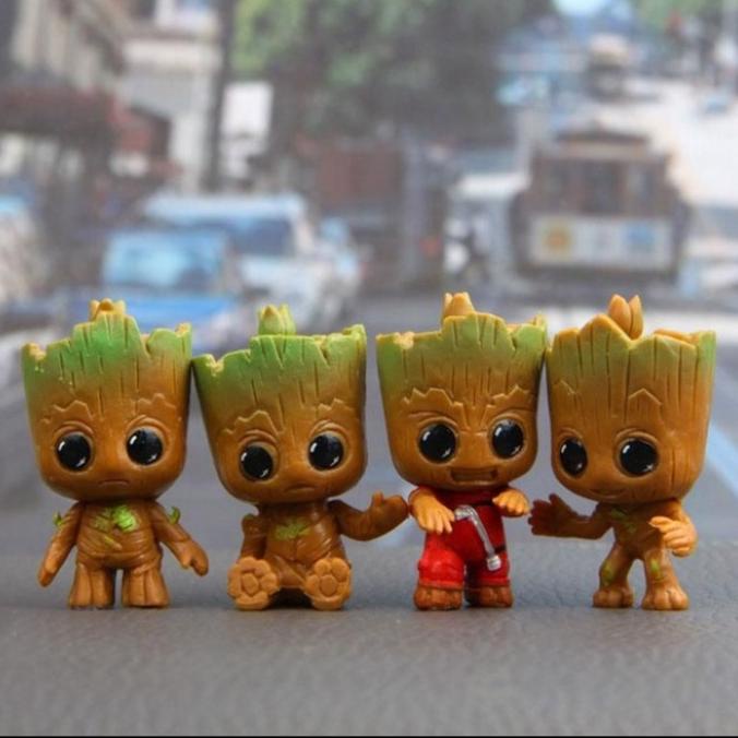 Jual Mini figure Guardian Of galaxy Baby groot Figure Set | Shopee ...