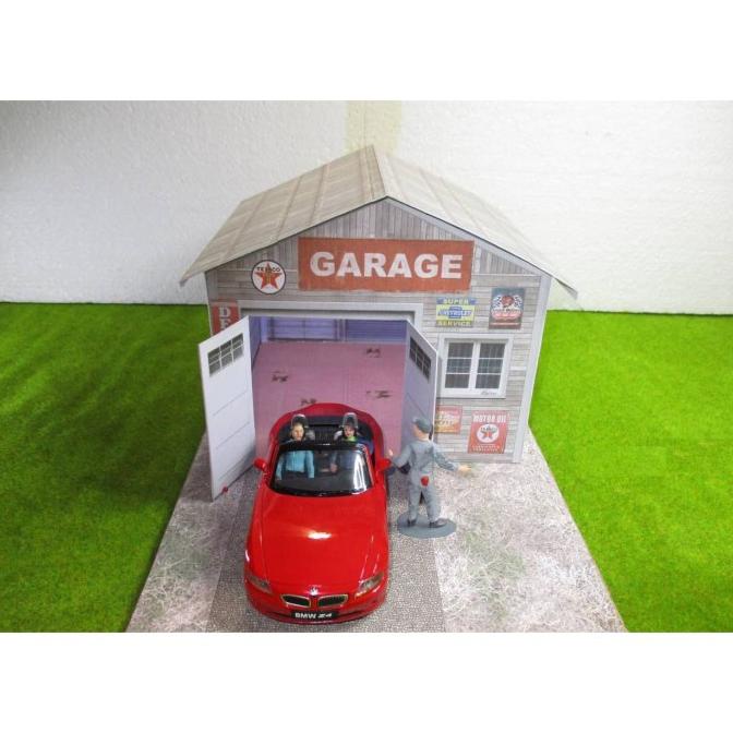 Jual DIY Papercraft Pola Diorama Old Garage 02 | Shopee Indonesia