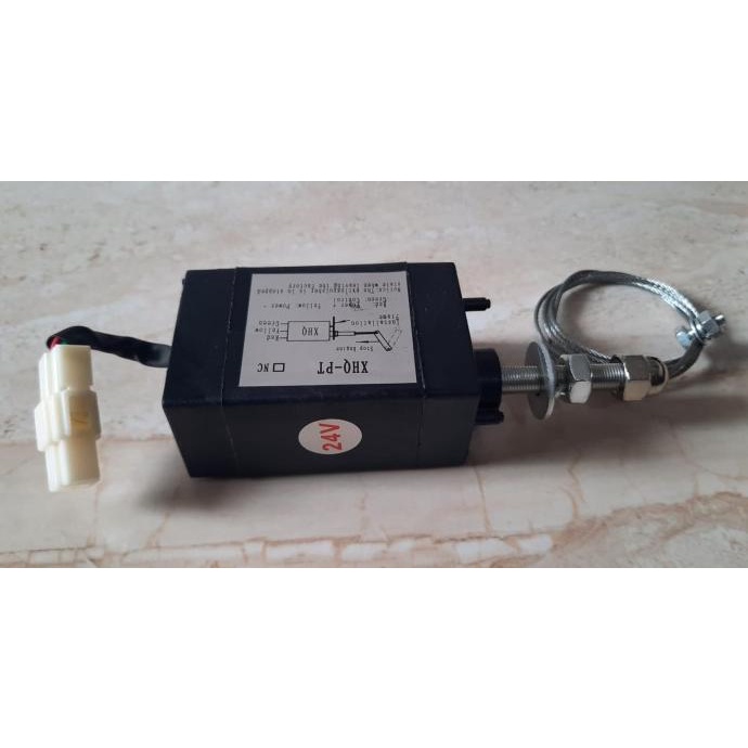 Jual Selenoid/Solenoid Kotak Generator Stop Xhq-Pt 12V 24V | Shopee ...
