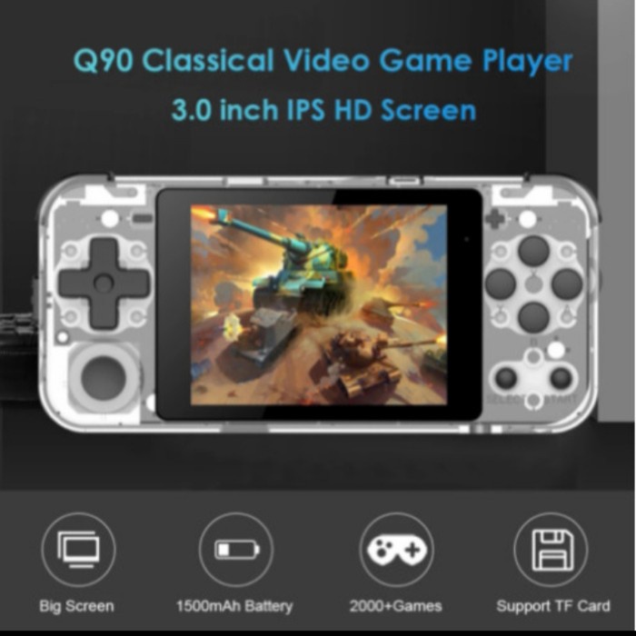 Jual Retro Game Console Dual System Classic Handle 3.0 Inch Powkiddy ...