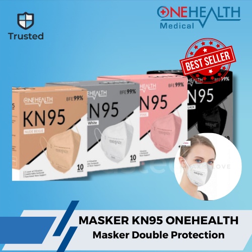 Jual Onehealth Masker KN95 5 Layer Surgical Face Mask Isi 10 | Shopee Indonesia