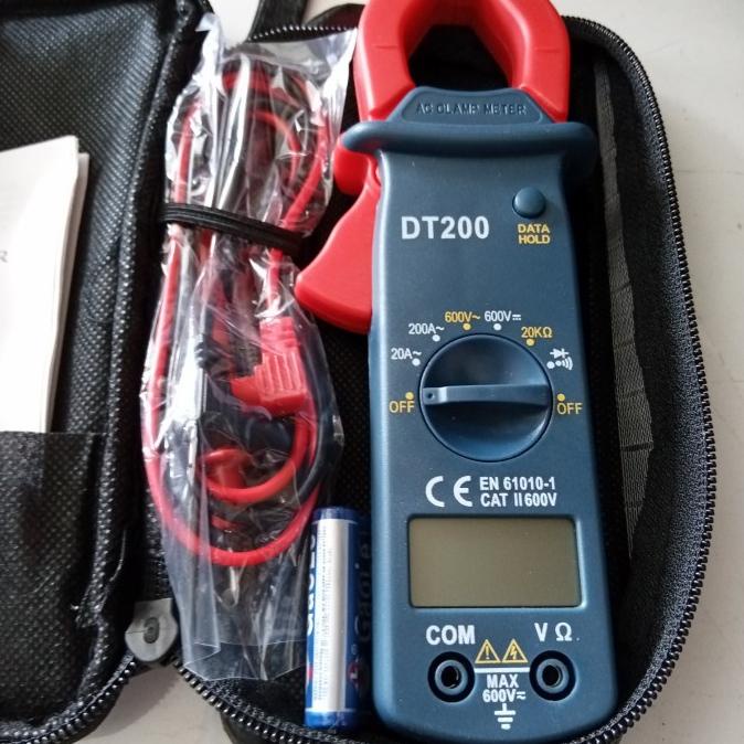 Jual jual tang ampere digital ac dc meter dt200 berkualitas | Shopee ...