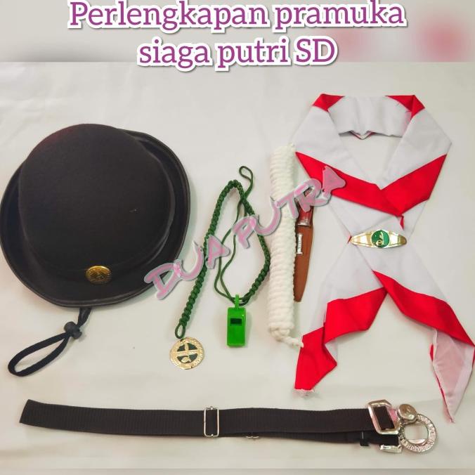 Jual Perlengkapan Alat Pramuka Siaga Putri Topi Boni Sd | Shopee Indonesia
