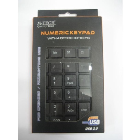 Jual Keyboard Numeric- Keypad M-Tech- Numpad M-Tech tom04 | Shopee ...