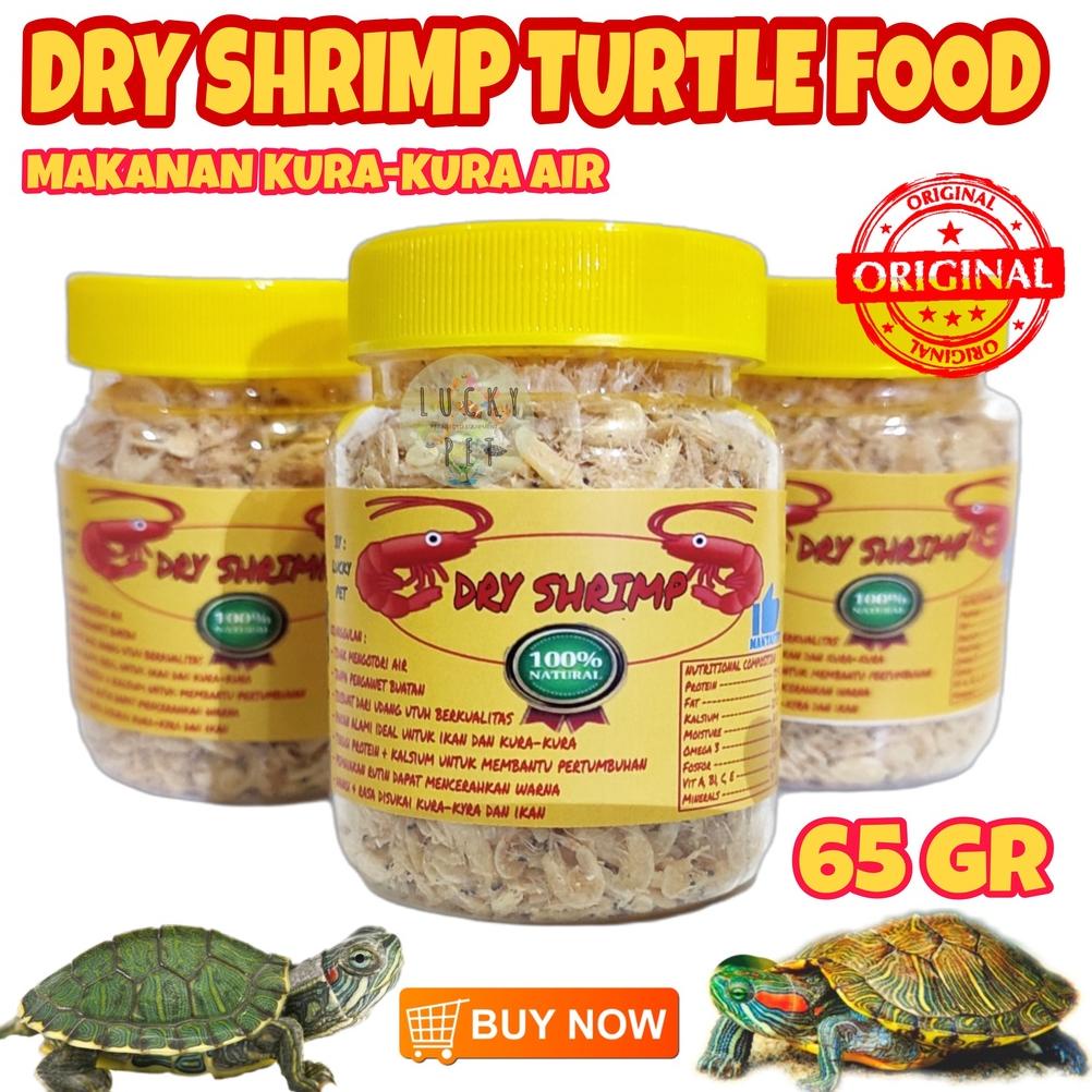 Jual Ready [65 Gr] Dry Shrimp Udang Kering Pakan Makanan Kura Kura Air ...