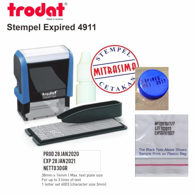 Jual Stempel EXPIRED dengan kode produksi atau format lain yang ...