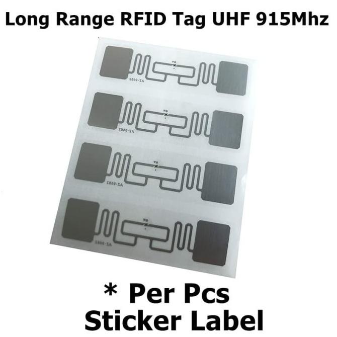 Jual Long Range RFID Tag UHF 915Mhz Label Sticker Sensor Chip H3 AZ ...