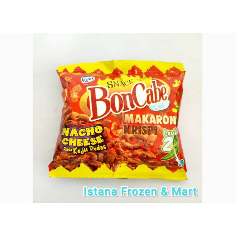 Jual BonCabe Makaroni Krispi Level 2 @27 GR - KOBE | Shopee Indonesia
