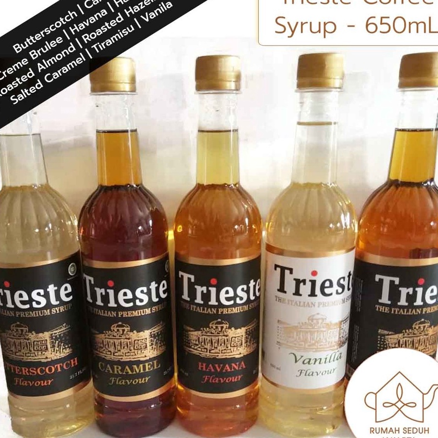 Jual Dijamin Ori>/ Trieste Italian Syrup 650 mL - Coffee Syrup ...