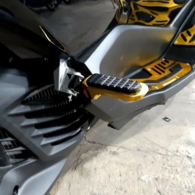 Jual Foot Step Pijakan Kaki Belakang New Nmax 2020 Nmax Aerox Full Cnc ...