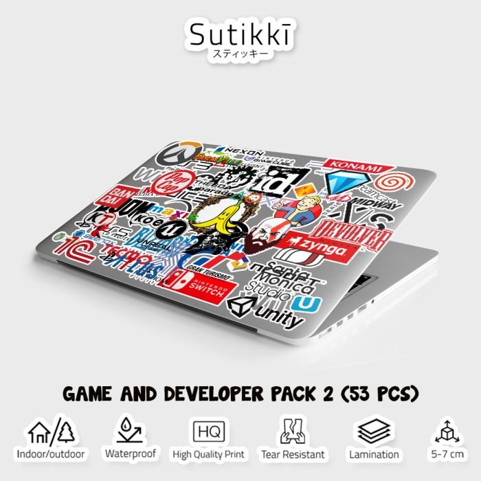 Jual Sticker Pack Logo Video Game Developer Stiker Laptop Vinyl - Set 2 ...