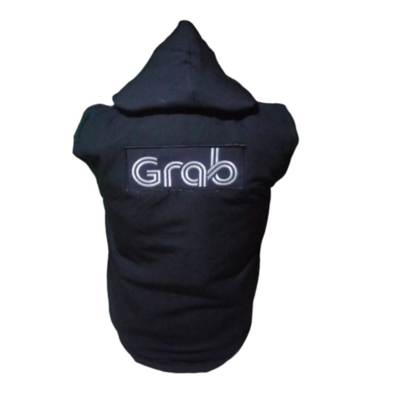 Jual ROMPI HITAM GRAB TERBARU // HOODIE GRAB TEBAL ANTI ANGIN | Shopee ...