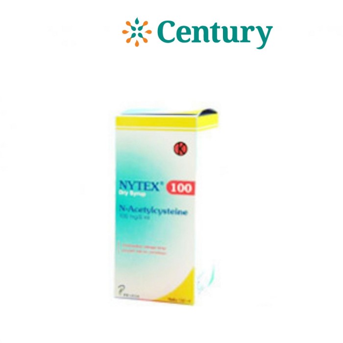 Jual NYTEX DRY SYRUP 75ML/N-ACETYLCYSTEINE/SYRUP KERING/BATUK BERDAHAK ...