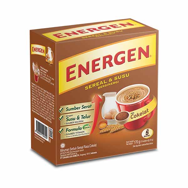 Jual ENERGEN CHOCOLATE BOX 5 PCS X 29 GR | Shopee Indonesia
