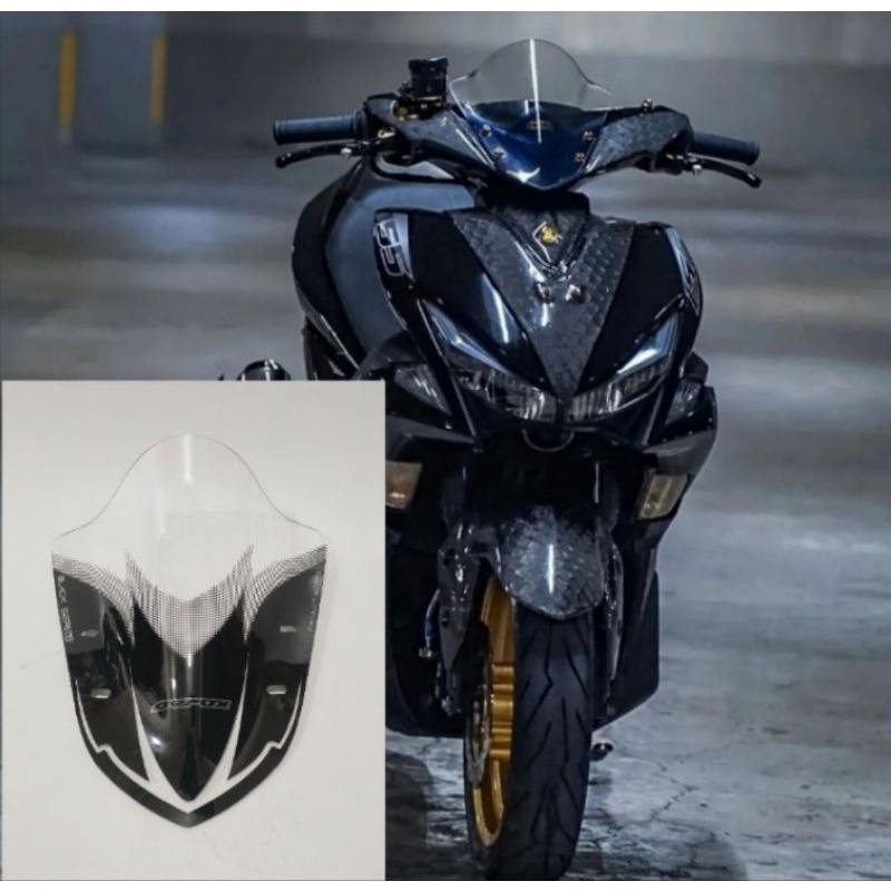 Jual visor yamaha aerox new aerox old model jenong bahan aklirk pnp ...