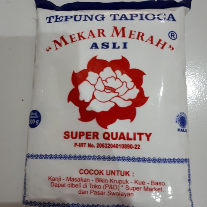 Jual TEPUNG TAPIOKA ACI MEKAR MERAH 500 GRAM | Shopee Indonesia