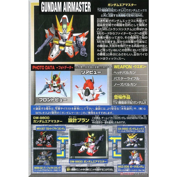 Jual HOT SALE!!! GUNDAM AIR MASTER (SD) GUNPLA MODELKIT RAKITAN BANDAI ...