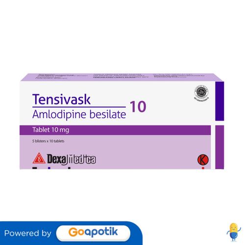 Jual TENSIVASK 10 MG BOX 50 TABLET | Shopee Indonesia