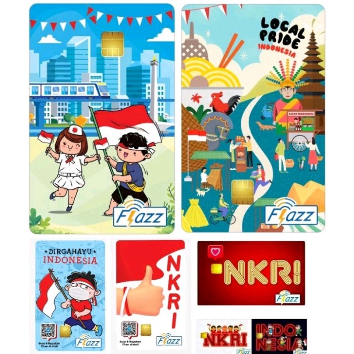 Jual Best Seller Kartu Flazz Gen 2 /Gen2 - Edisi Kemerdekaan Nkri ...