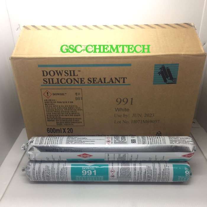 Jual DOWSIL 991 SILICONE HIGH PERFORMANCE SEALANT (WHITE) | Shopee ...
