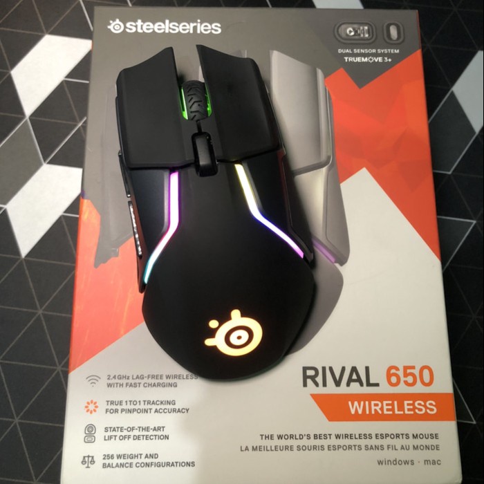 Jual Steelseries Rival 650 Wireless Gaming Mouse | Shopee Indonesia