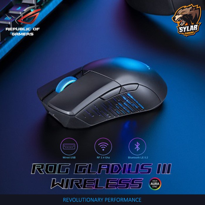 Jual Asus ROG Gladius III / Gladius 3 Wireless Gaming Mouse | Shopee ...