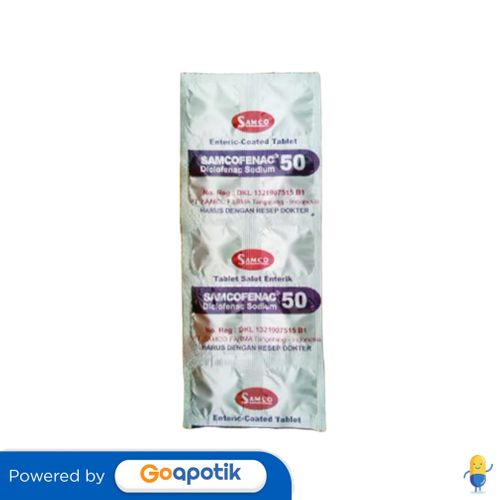Jual SAMCOFENAC 50 MG STRIP 10 TABLET | Shopee Indonesia