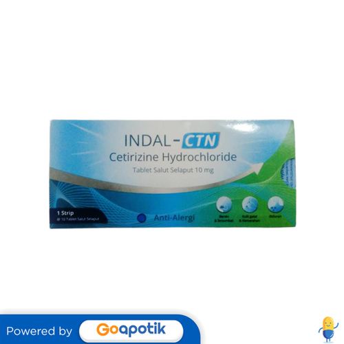 Jual INDAL-CTN 10 MG STRIP 10 TABLET | Shopee Indonesia