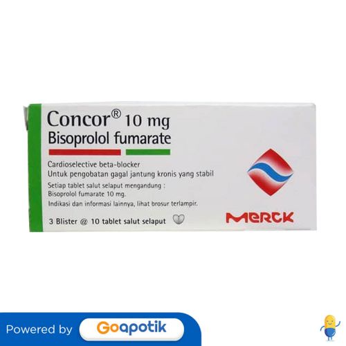 Jual CONCOR 10 MG BOX 30 TABLET | Shopee Indonesia