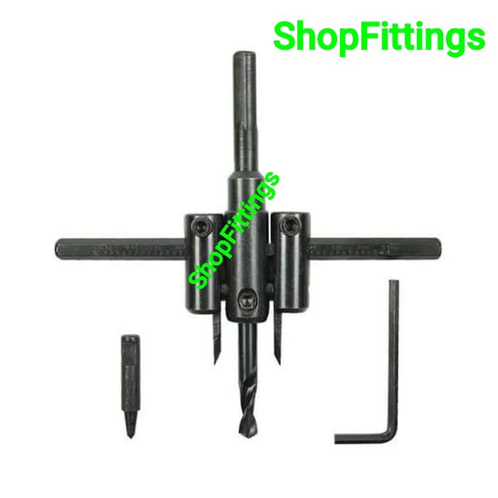 Jual FLASH SALE!!! ADJUSTABLE CIRCLE HOLE CUTTER 30 - 120MM MATA BOR ...