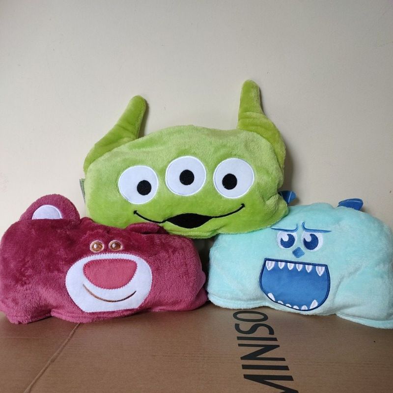 Jual MINISO TOY STORY MONSTER INC BLANKET WITH HAT SELIMUT TOY STORY ...