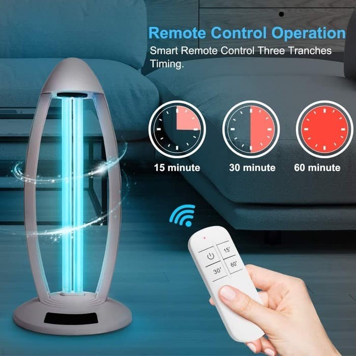 Jual Lampu Kuman Uvc Disinfectant Germicidal Ozone Sterilizer 38W Putih | Shopee Indonesia