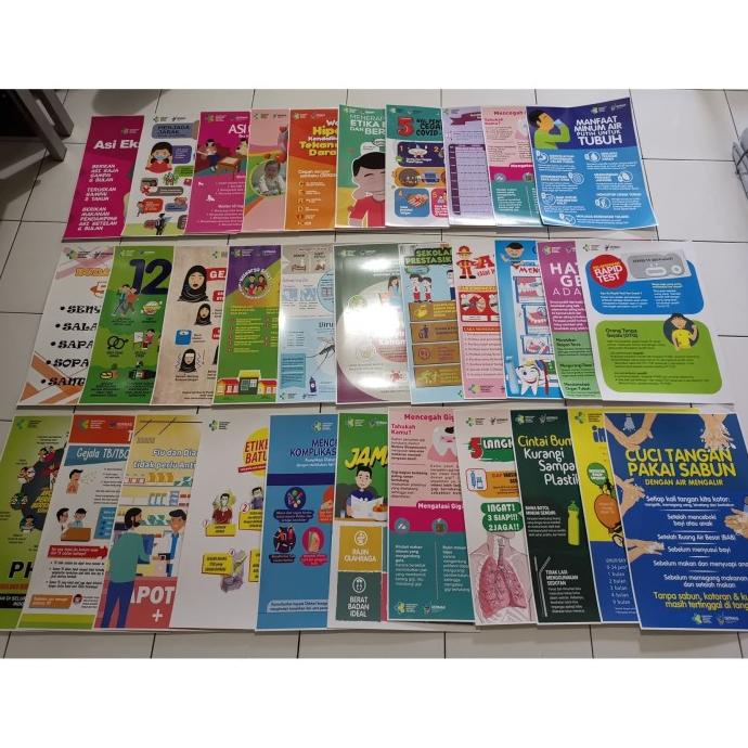 Jual Poster Kesehatan Pemberantasan Sarang Nyamuk (PSN) 3M PLUS ...
