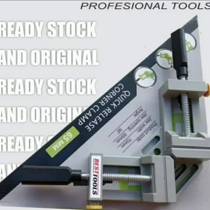 Jual Klem Siku Sudut - Quick Release Corner Clamp 65Mm - Corner Clamp ...
