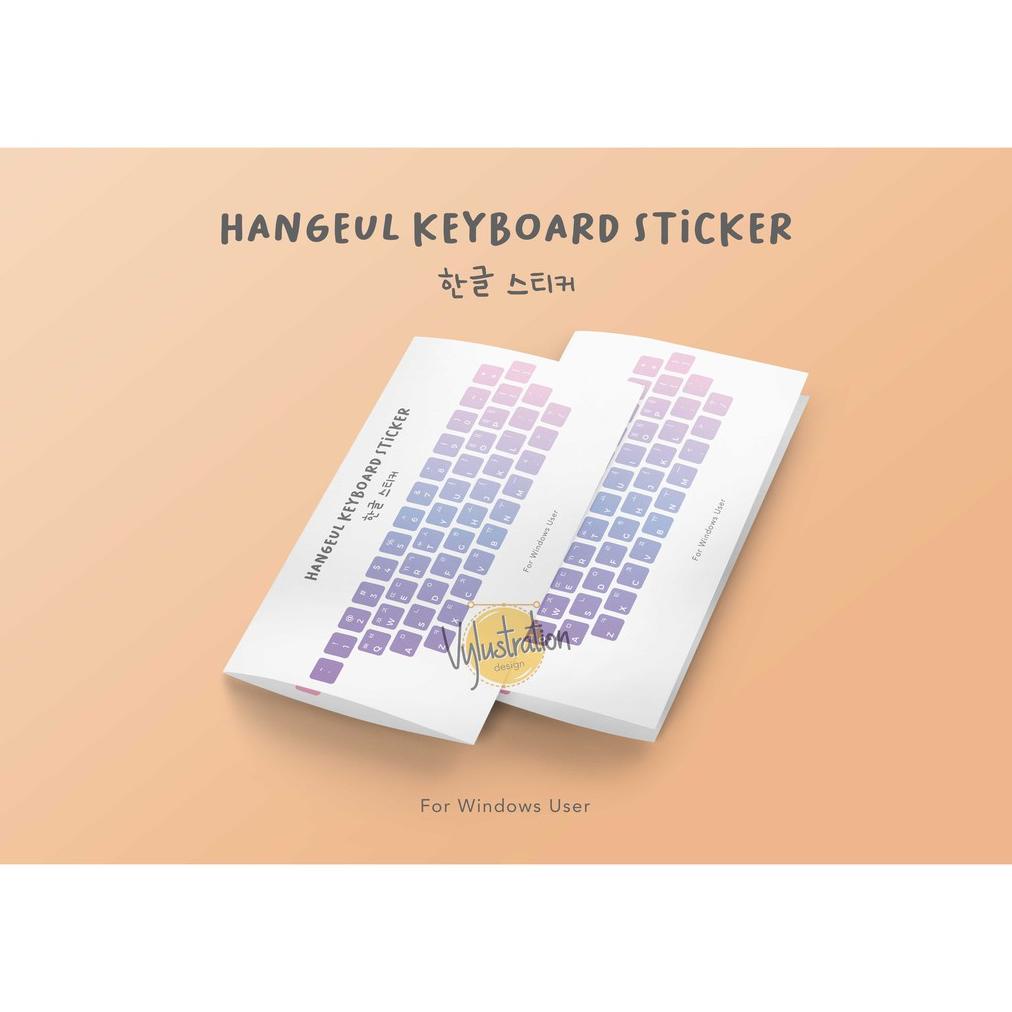 Jual Viral Stiker Keyboard Hangul - Hangeul [ Bahan Premium + Laminasi ...