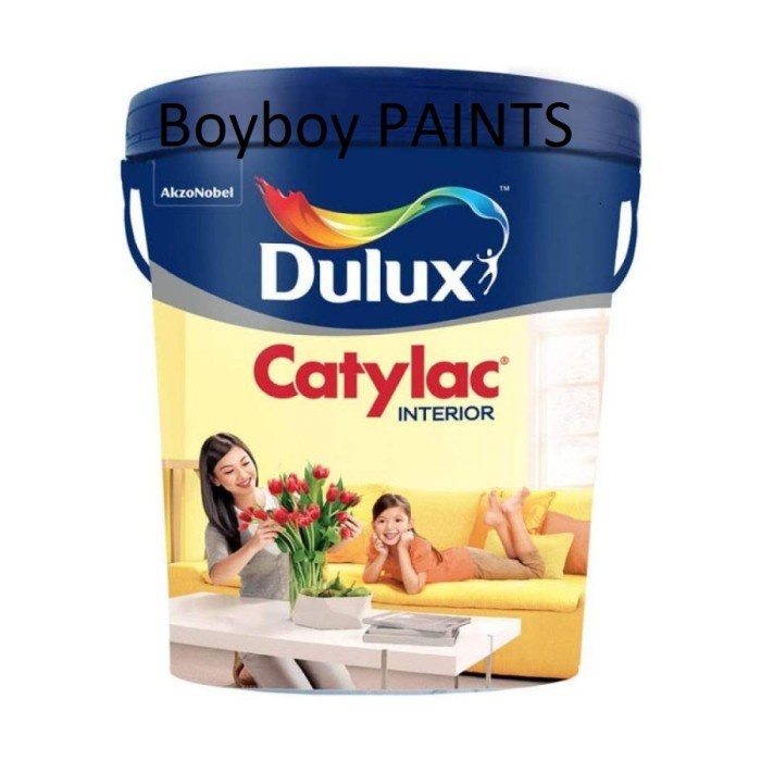 Jual CAT TEMBOK INTERIOR DULUX CATYLAC Chrysant White 5 kg Tinting CSS ...
