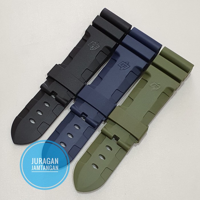 Jual Rubber Strap Tank Buckle Model for Panerai Submersible 44mm ...