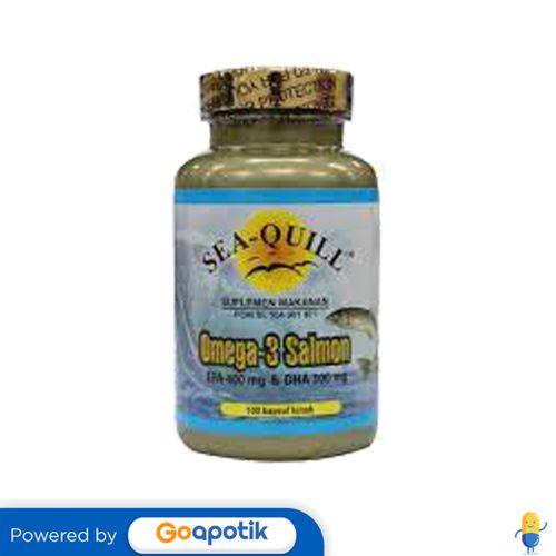 Jual SEA QUILL OMEGA 3 SALMON KAPSUL 100 PCS | Shopee Indonesia