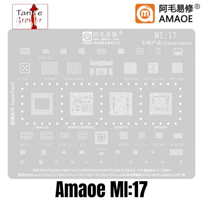 Jual Plat Cetakan Ic Amaoe Mi17 Mt6891Z Mt6877V Mt6833V Cpu Bga Original | Shopee Indonesia