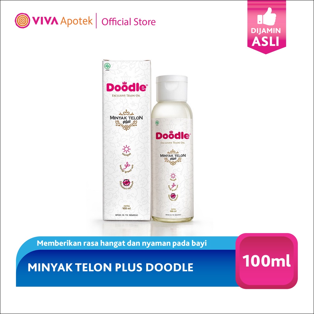 Jual Minyak Telon Plus Doodle Melindungi dari Gigitan Nyamuk (100 ml ...